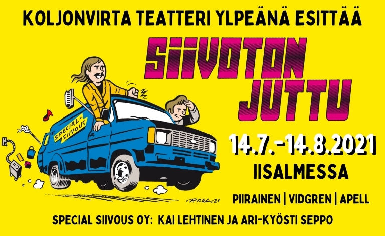Komedia Siivoton juttu nähdään kesällä Koljonvirta teatterissa - Uutiset - Tiketti