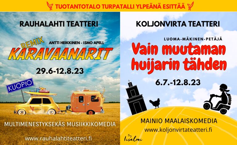 Maalaiskomediaa Koljonvirta Teatterissa ja Karavaanarit Tulloo Rauhalahti Teatteriin - Uutiset ...