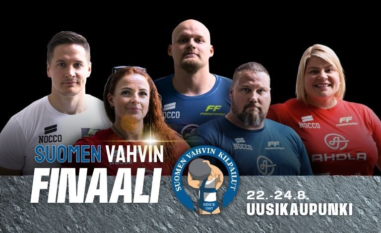 Suomen Vahvin Mies ja Nainen ratkeaa Uudessakaupungissa nyt viikonloppuna! - Uutiset - Tiketti