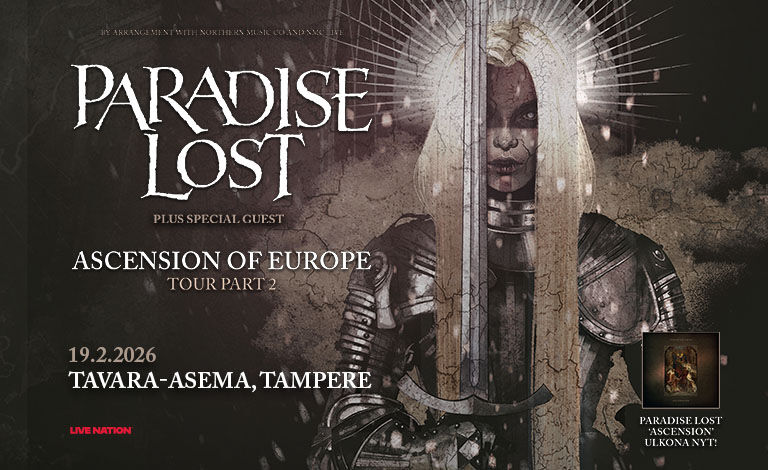 Paradise Lost (UK) + support | Osta lippu helposti | Tiketti