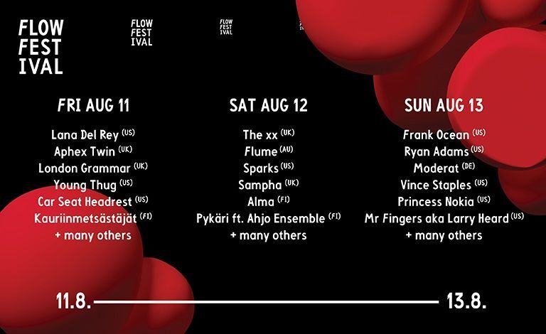 Frank Ocean, Ryan Adams and other new names to Flow Festival - News ...