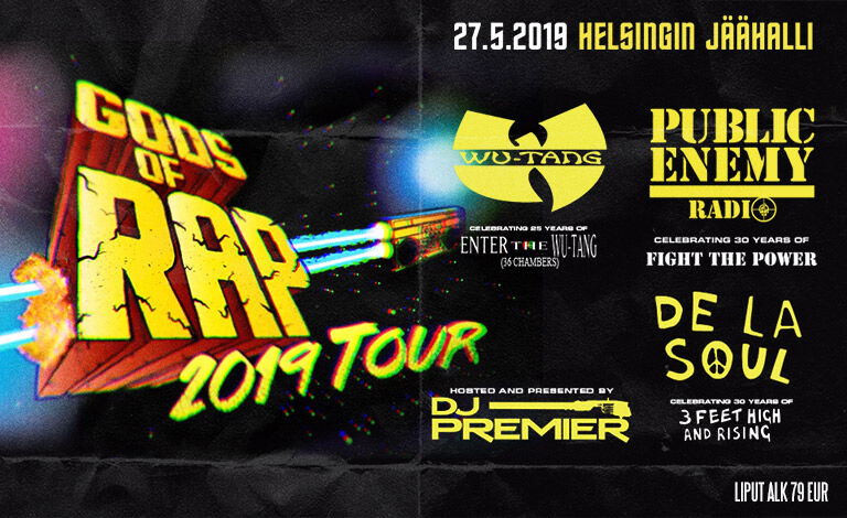 Gods Of Rap tuo Wu-Tang Clanin, Public Enemyn ja De La Soulin Suomeen ...