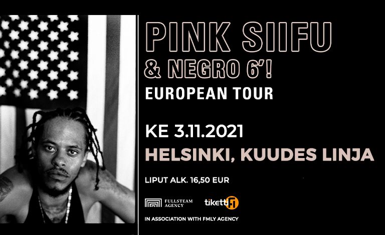 Yhdysvaltalainen rap-artisti Pink Siifu saapuu marraskuussa Helsinkiin ...