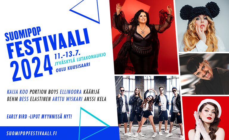 Suomipop Festivaalit juhlitaan Jyväskylässä ja Oulussa 11.-13 ...
